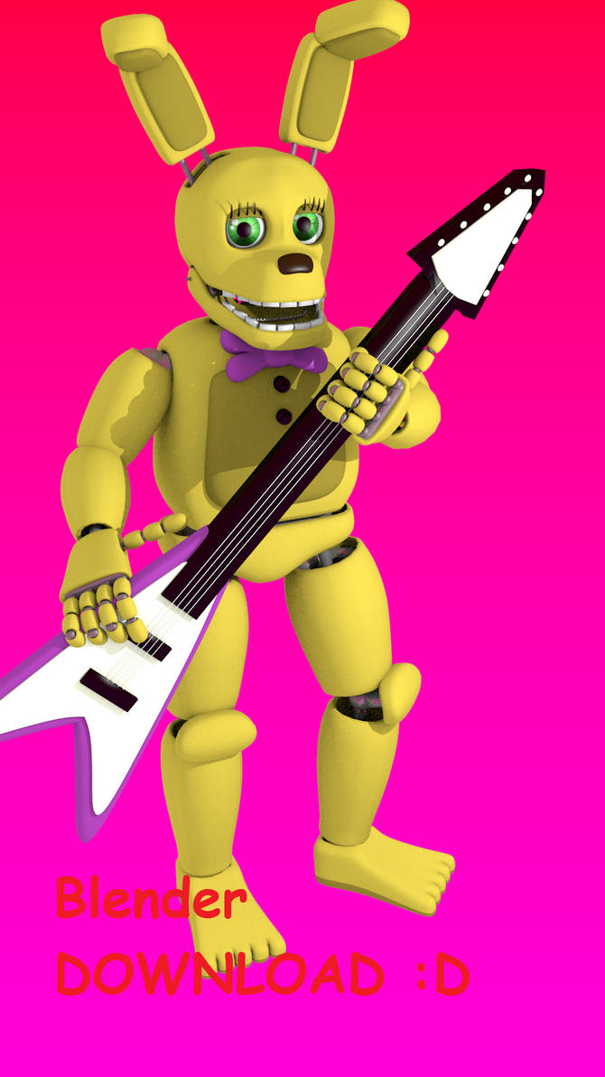 SpringBonnie: Blender Download by lodi456 on DeviantArt