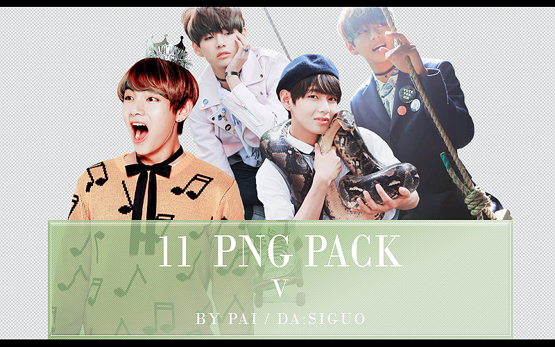 BTS V PNG PACK #11 by Pai by Siguo on DeviantArt