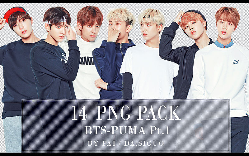 BTS PUMA PNG PACK #14 by Pai by Siguo on DeviantArt