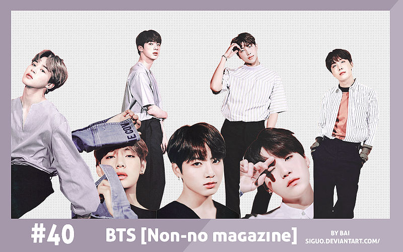 #40 BTS [Non-no magazine] RENDER PACK by Bai by Siguo on DeviantArt