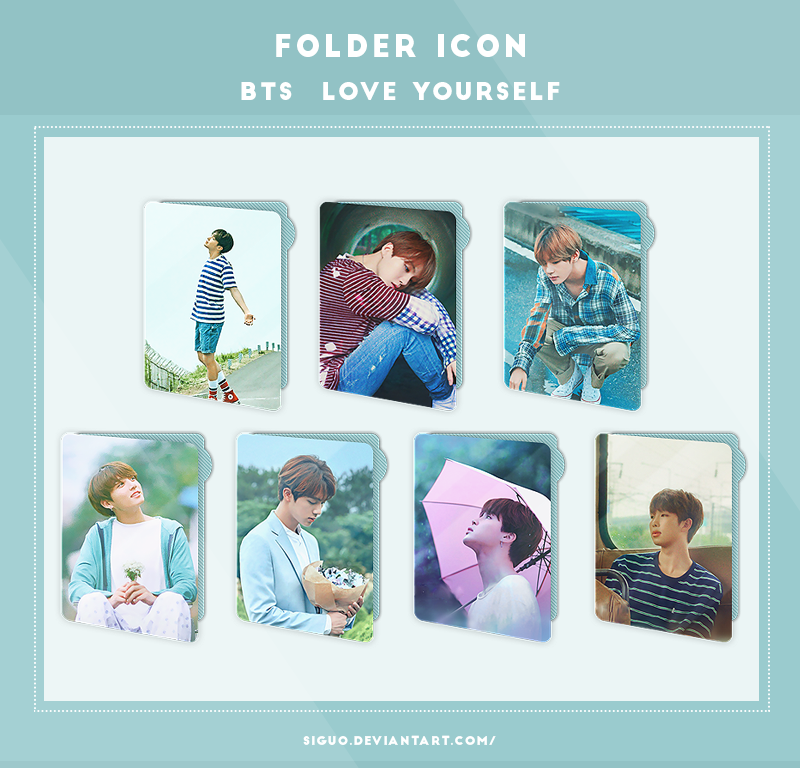 #03 FOLDER PACK [BTS-Love yourself] by Siguo on DeviantArt