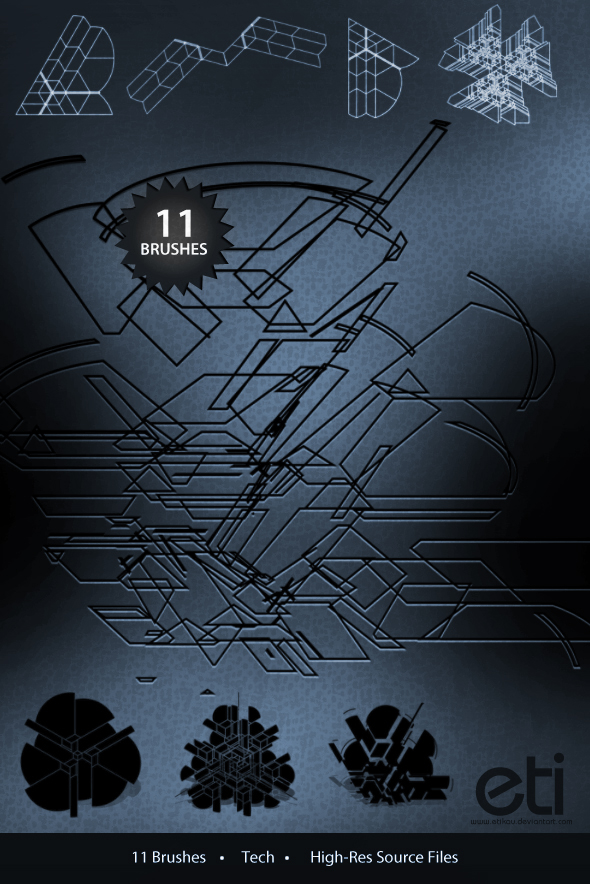 Tech Brushes by etikau on DeviantArt