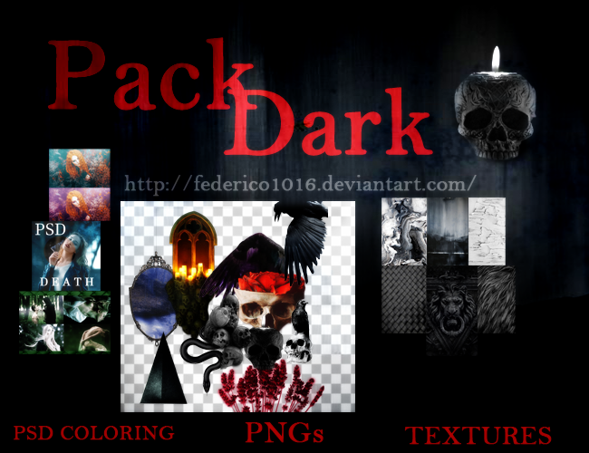 Pack DARK by Federico1016 by federico1016 on DeviantArt