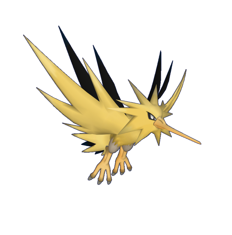 Zapdos ~ 3D Nif Model + animations by EveKN on DeviantArt