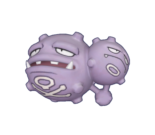 Weezing ~ 3D Nif Model + animations by EveKN on DeviantArt
