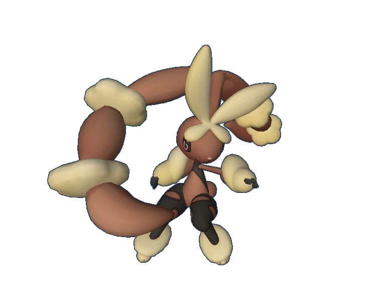 Mega Lopunny ~ 3D Nif Model + animations DL by EveKN on DeviantArt