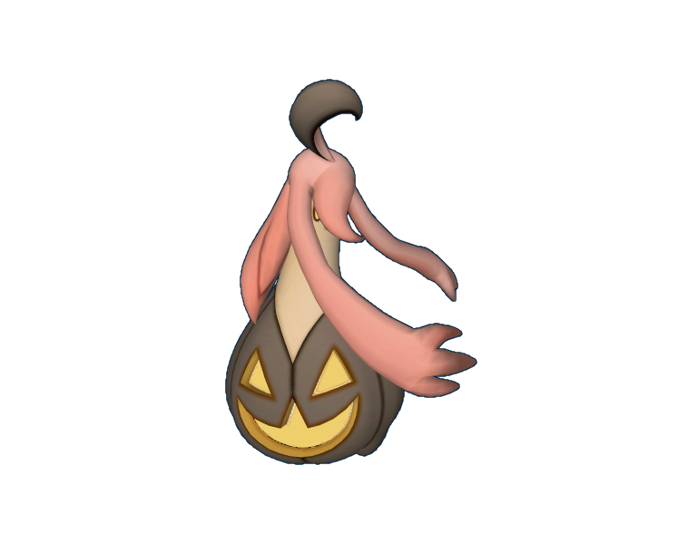 Gourgeist ~ 3D Nif Model + animations DL by EveKN on DeviantArt