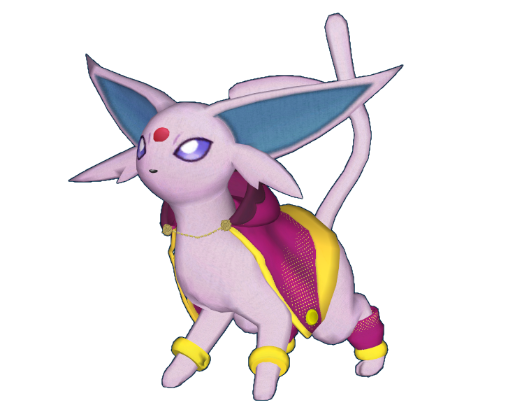 Espeon Poncho style ~ 3D Nif Model + animations DL by EveKN on DeviantArt