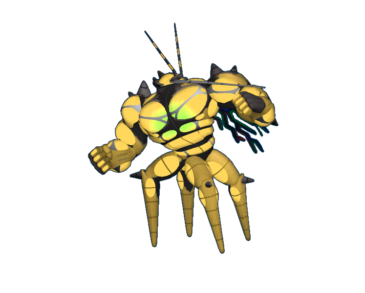 Buzzwole - Gold ~ 3D Nif Model + animations DL by EveKN on DeviantArt