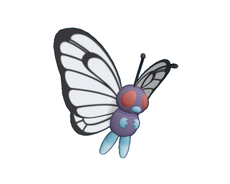 Butterfree ~ 3D Nif Model + animations DL by EveKN on DeviantArt