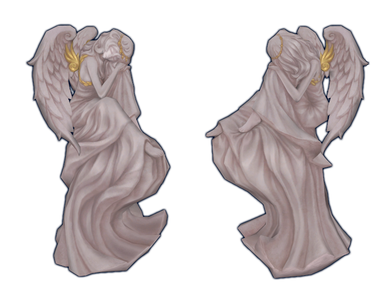 Angel Statue 3d model ~ DL fbx by EveKN on DeviantArt