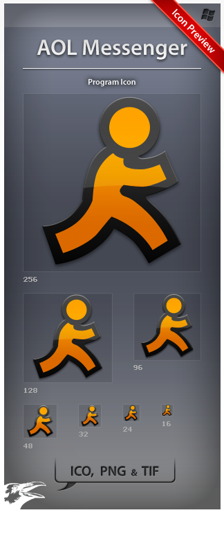 Icon AOL Messenger by ncrow on DeviantArt