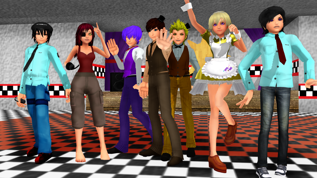 FNaW 1 Crew DL by DarkShadowNin on DeviantArt