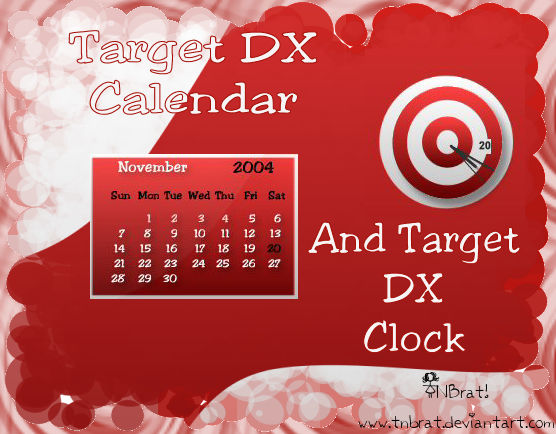 Target Clock Widget by TNBrat on DeviantArt