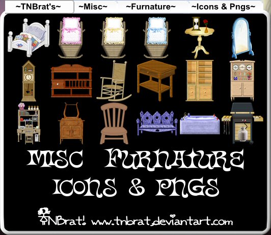 Misc Furnature Ico and Png by TNBrat on DeviantArt