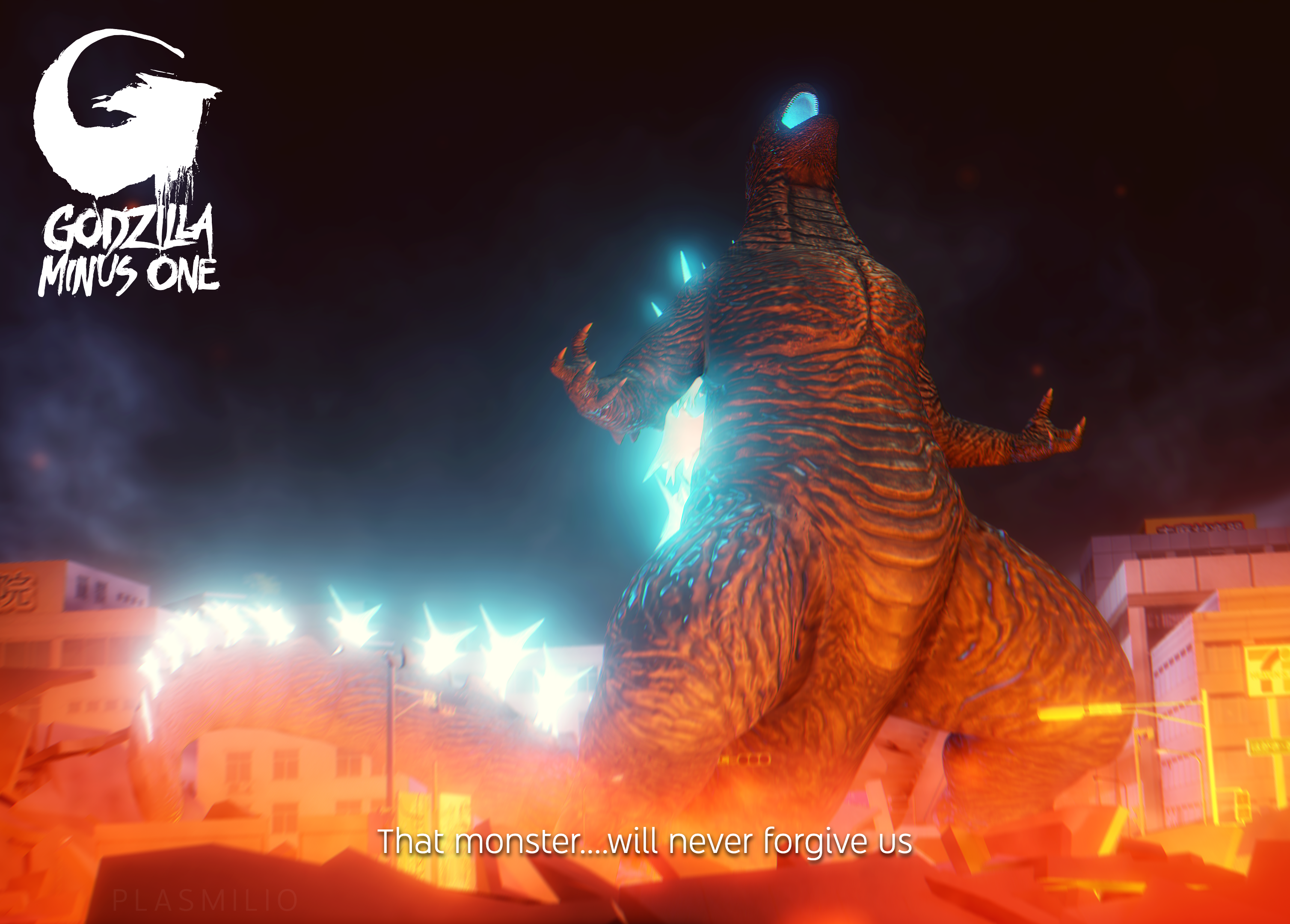 [MMD] MinusGoji (Godzilla: -1.0) DL + BlendFiles by Ilikepaperclips on ...