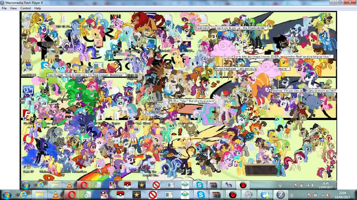 All Of The Ponies On My Laptop! by Glitchmaster123 on DeviantArt