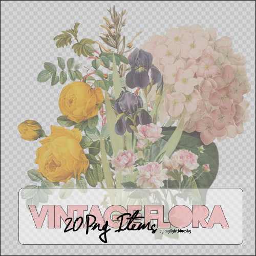 20 Png Vintage Flora Items. by mylightbluesky on DeviantArt