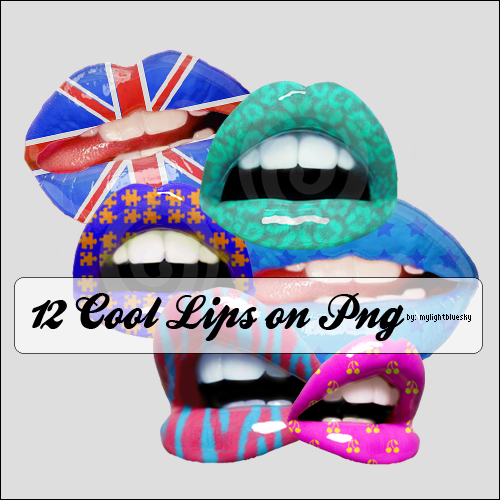 12 Png Cool Lips by mylightbluesky on DeviantArt