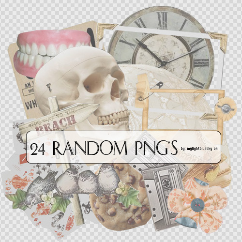 24 Random Png's by mylightbluesky on DeviantArt