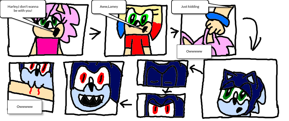 Amy Rose and Spike|Page 19 by AZgirl4 on DeviantArt