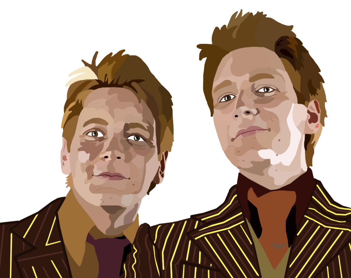 Fred And George Weasley Digital Painting by whovianpoprocks on DeviantArt