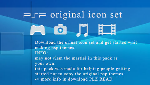 PSP Original icons + Tutorial by GrimLink on DeviantArt