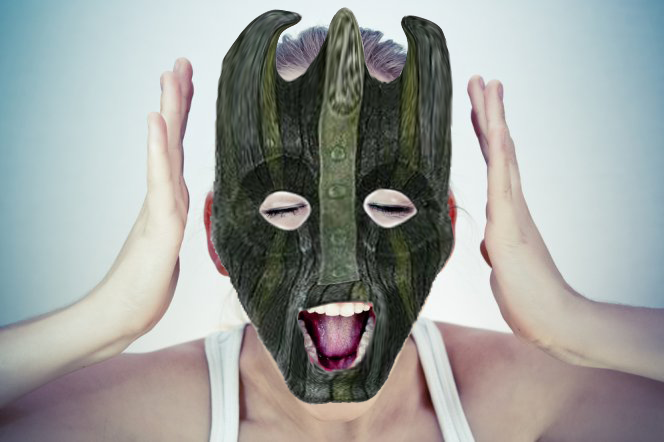 Surprised Face and She Mask by BURAALEXX on DeviantArt