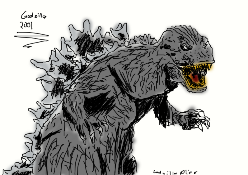 Gmk Godzilla Drawing