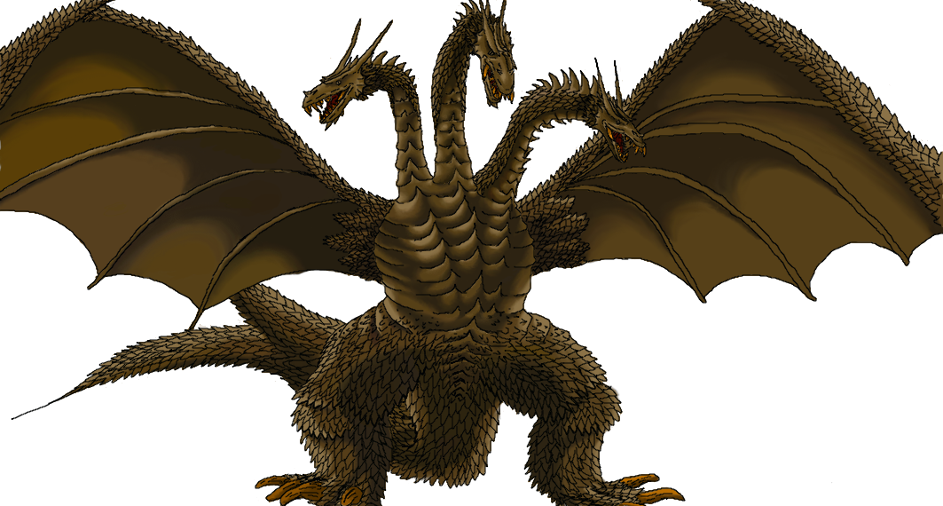 Custom King Ghidorah Design: Tenbar Ghidorah by Godzillaplier on DeviantArt