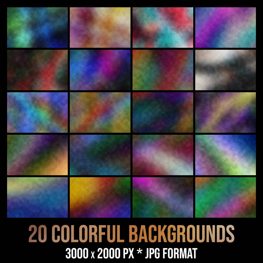 Colorful Backgrounds (Set 1) by Heatherlly on DeviantArt