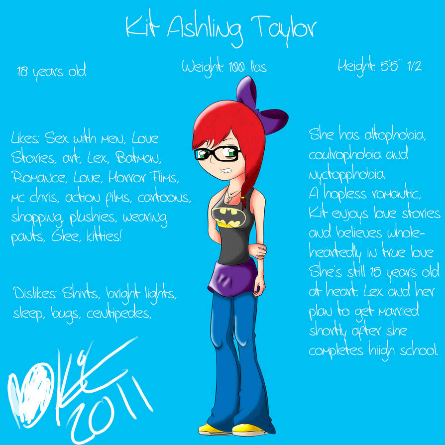 Kit Character Sheet Revised by KittyKit27 on DeviantArt