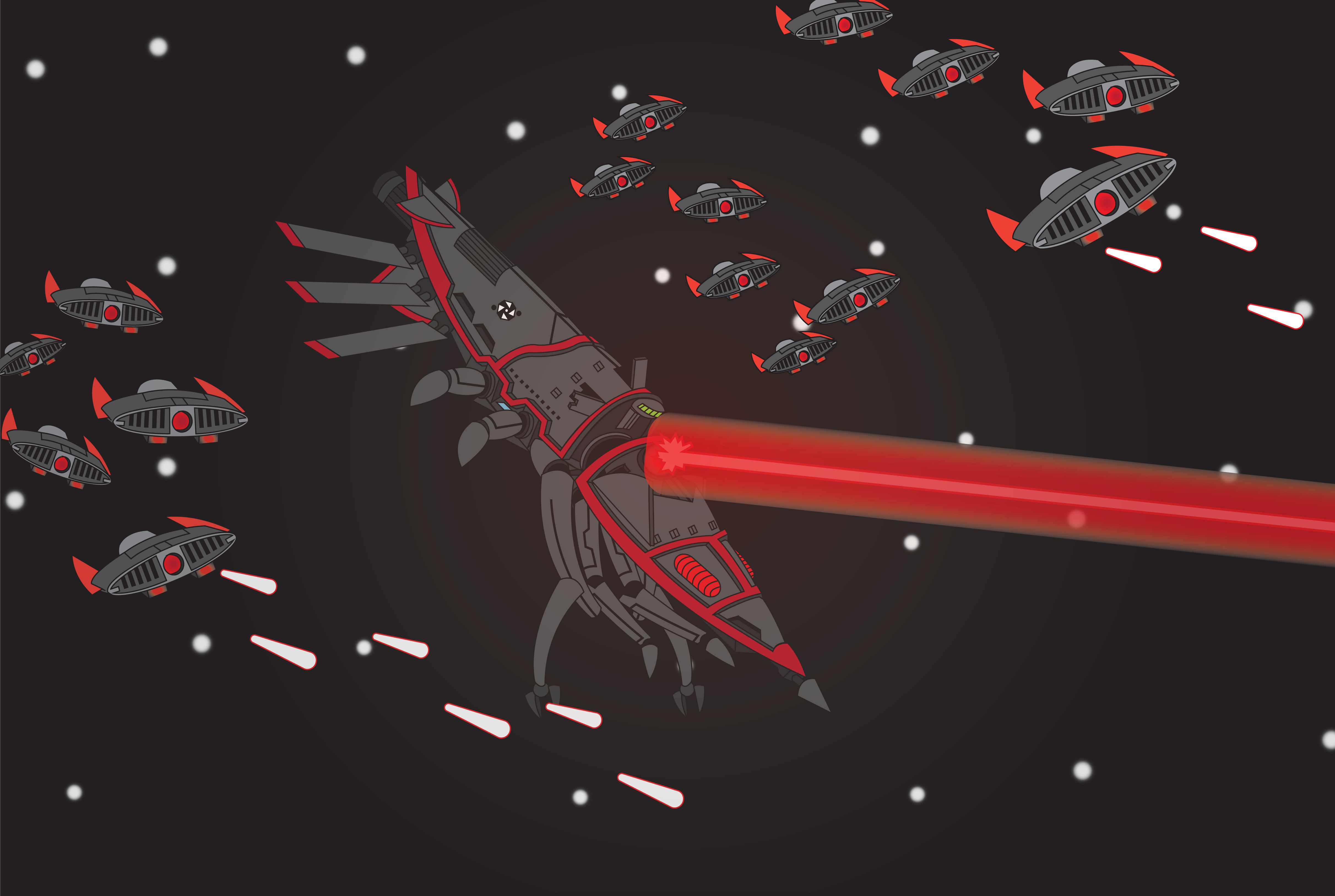 Surveillance class propulsion destroyer by Trytix on DeviantArt