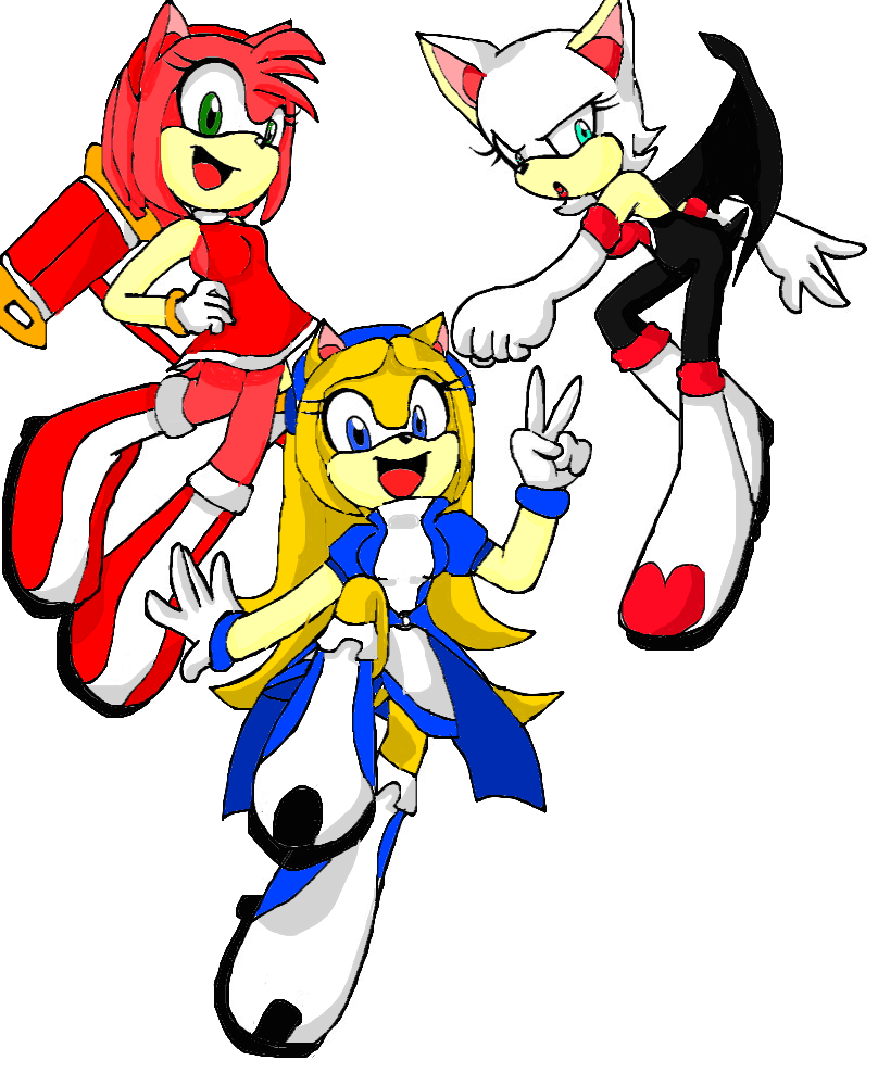 Sonic Girls by Devi-no-e on DeviantArt