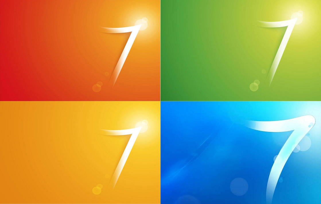 Newest Win7logo wall allcolor by PeterRollar on DeviantArt