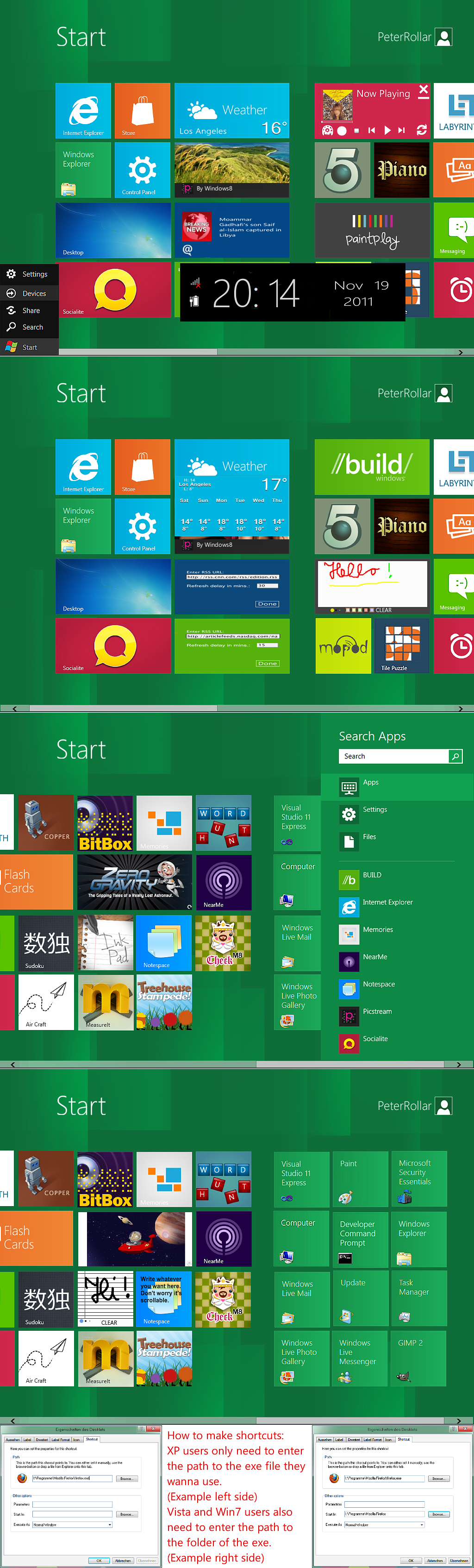 Another Windows8 startscreen V2.0 by PeterRollar on DeviantArt