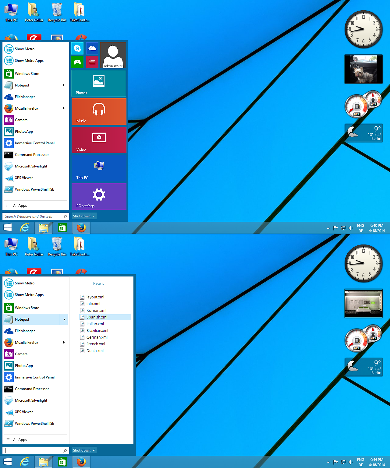Windows10 startmenu Version1 by PeterRollar on DeviantArt