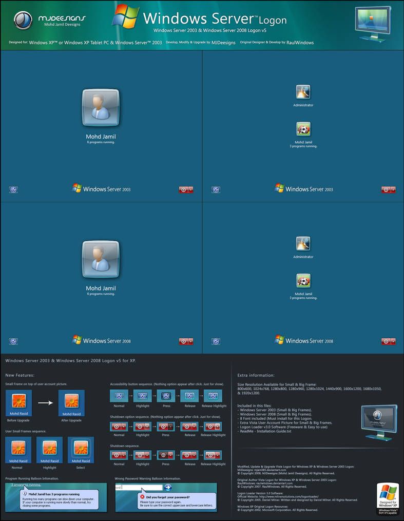 Windows Server Logon v5 by mjamil85 on DeviantArt