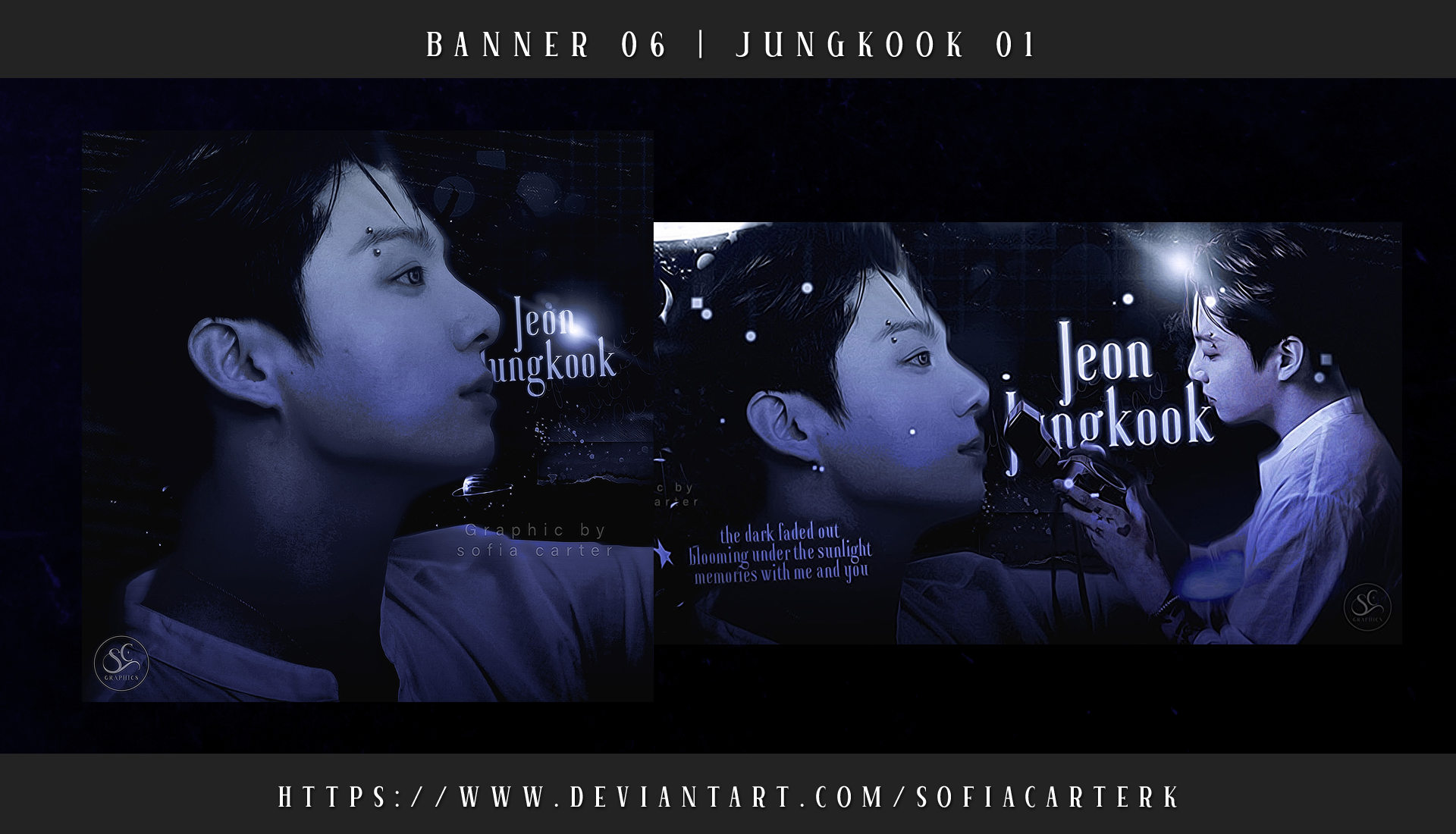 BANNER 06 | Jungkook 01 by SofiaCarterK on DeviantArt