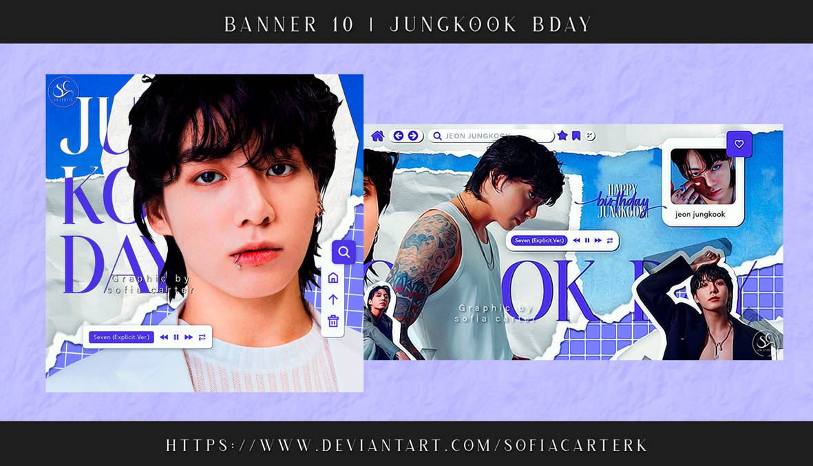 BANNER 10 | Jungkook Bday by SofiaCarterK on DeviantArt