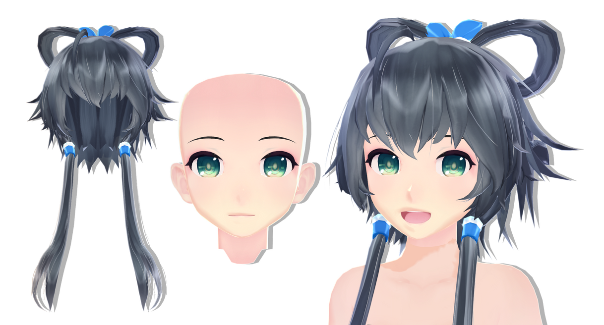 Tda Luo Tianyi face+hair DL! by CrawlYa on DeviantArt
