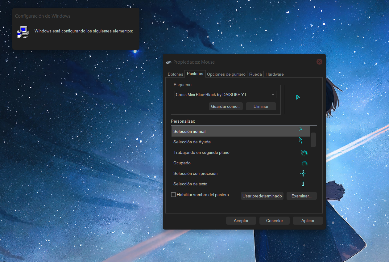 Cursor Cross Mini Blue-Black EliteOS by xxDAISUKExxYT on DeviantArt