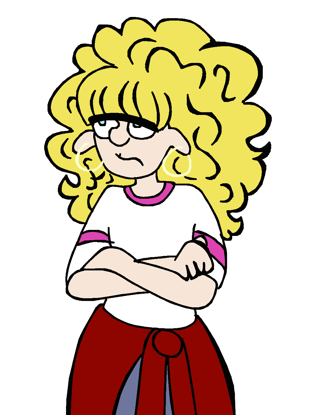 an 80s Helga? colored version by AdamFrankenstein on DeviantArt