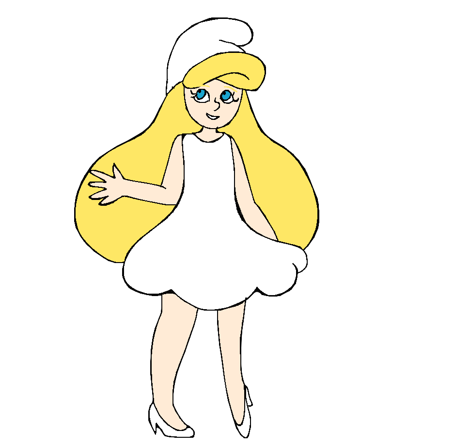 Human Smurfette by AdamFrankenstein on DeviantArt