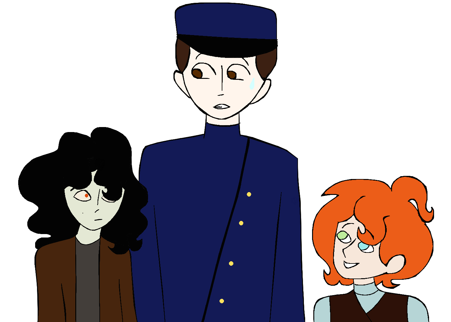 Henry Jr and Edgar meet Milo Johnson by AdamFrankenstein on DeviantArt