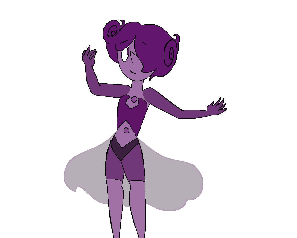 Pink and Blue Pearl fusion: Violet by AdamFrankenstein on DeviantArt