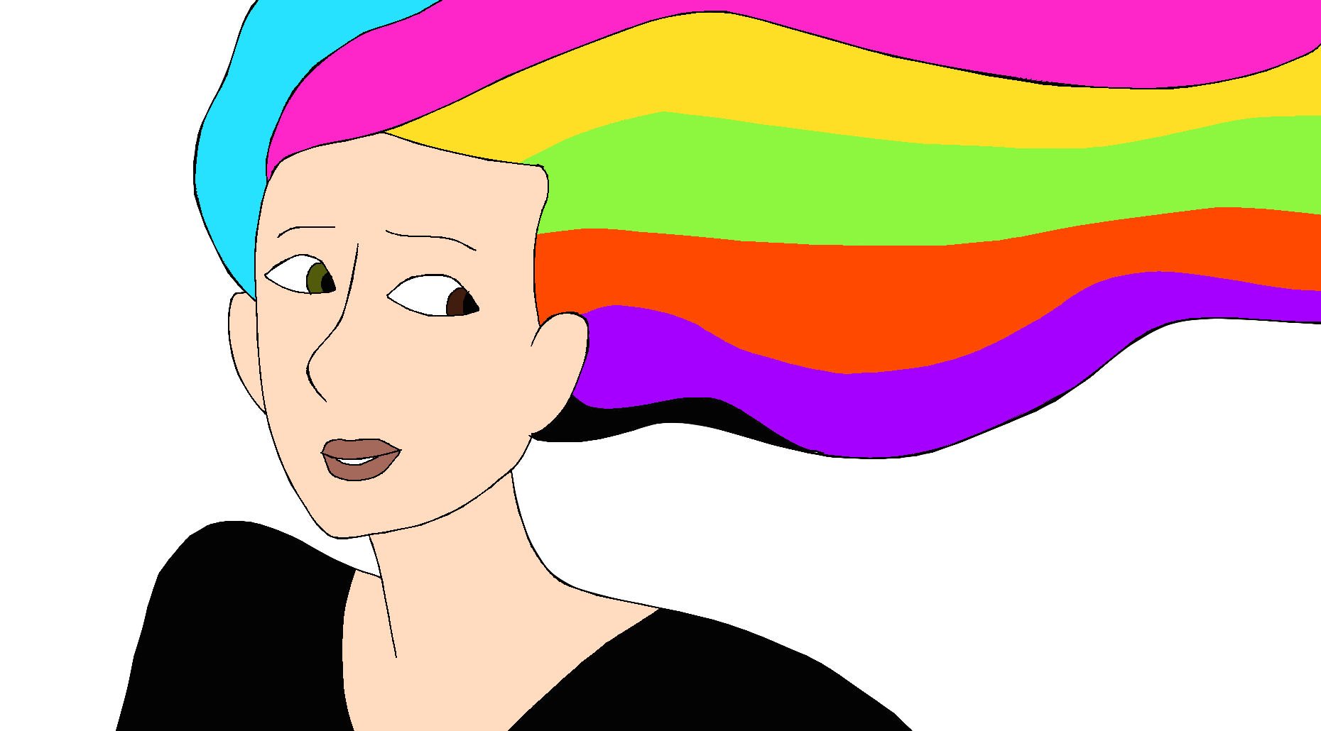 Neon Hair By Adamfrankenstein On Deviantart