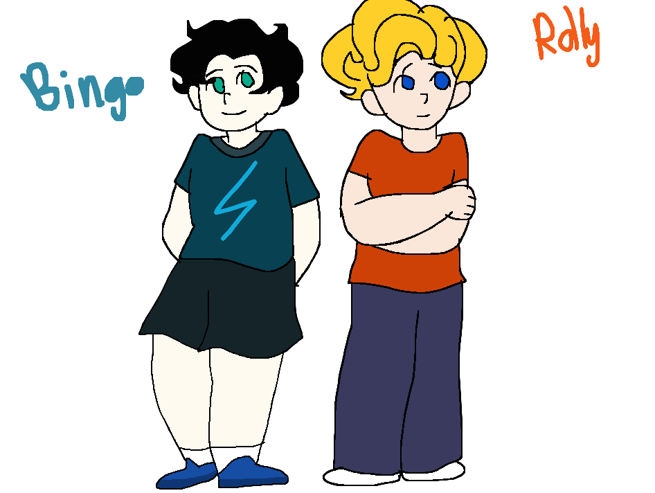 Human Bingo and Rolly[Puppy Dog Pals] by AdamFrankenstein on DeviantArt
