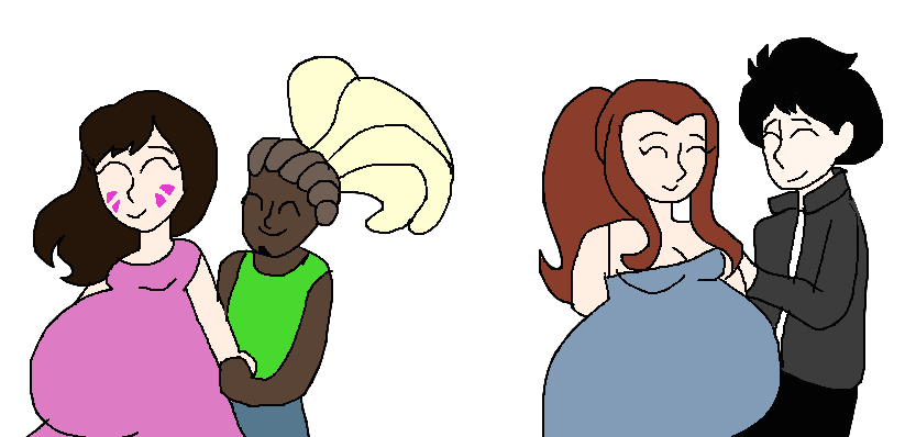 D.va/Lucio and Brigitte/Dae Hyun by AdamFrankenstein on DeviantArt