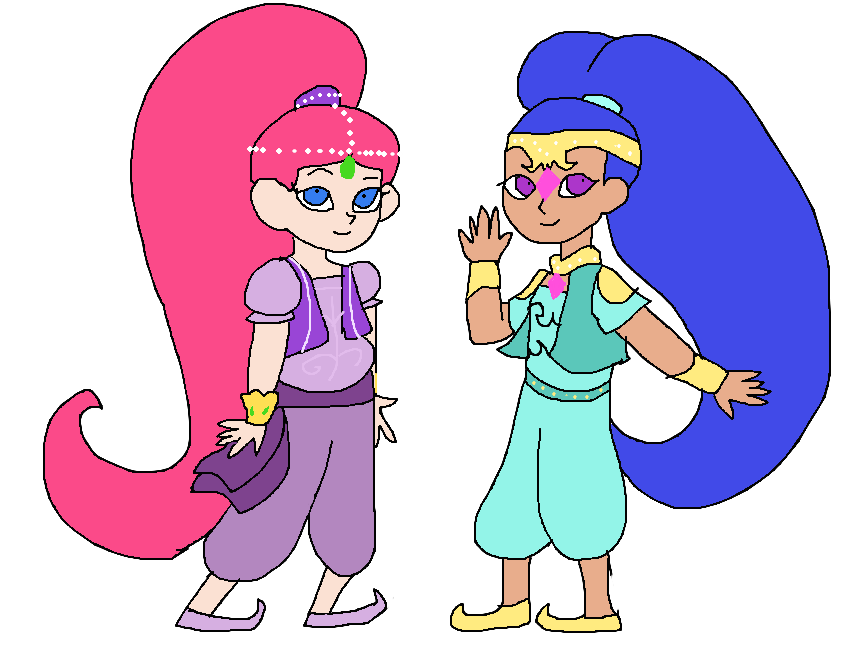 Shimmer And Shine By Adamfrankenstein On Deviantart